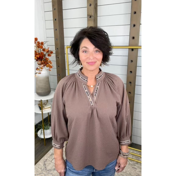 Bramble & Stitch Top - Tiffany Lane Boutique